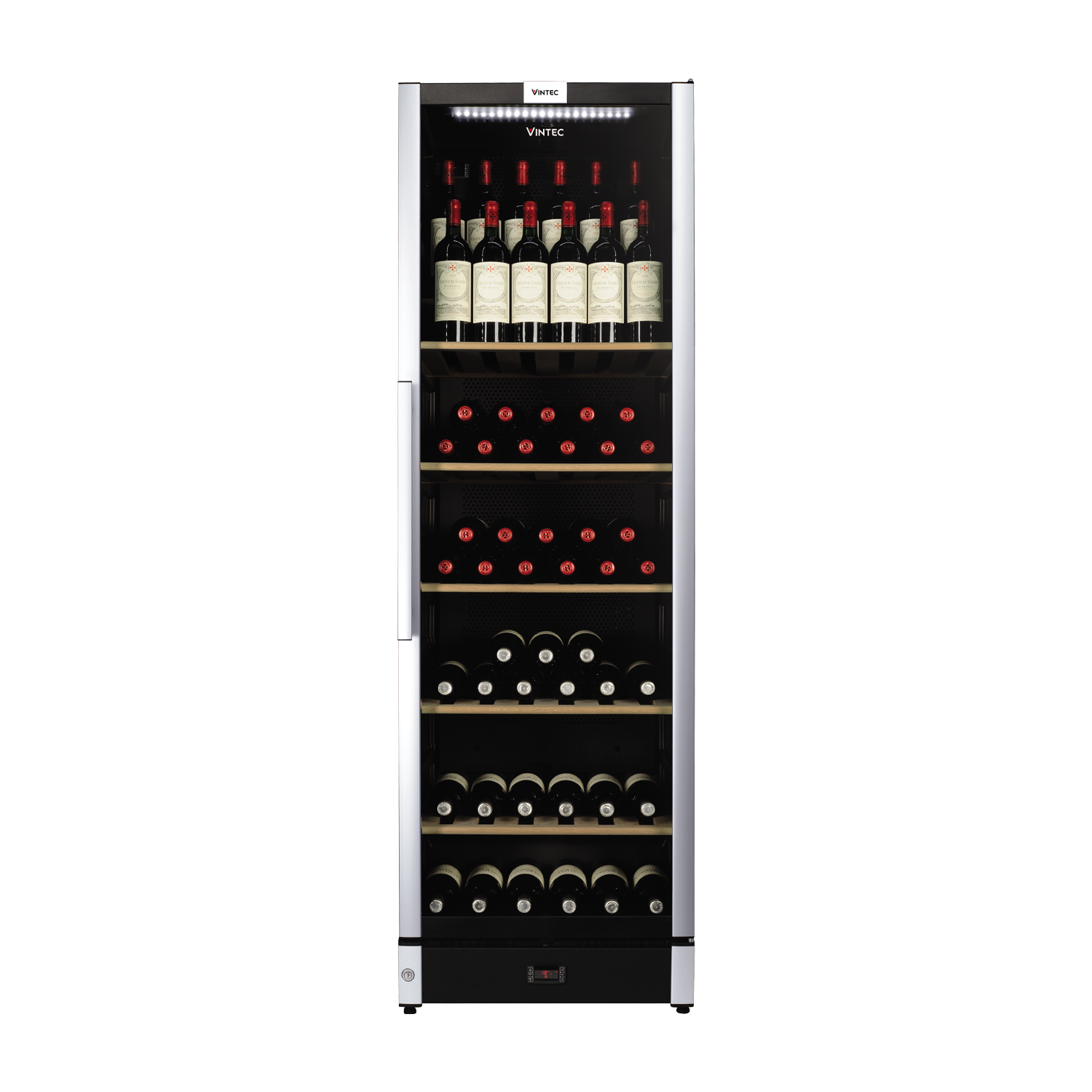 170 Bottle Wine Cabinet - V190SG2E-AL | Vintec Australia